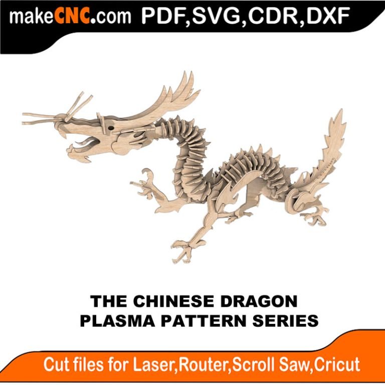 Tien Lung Chinese Dragon : CNC Plasma or Metal Cutting Laser : 3D ...