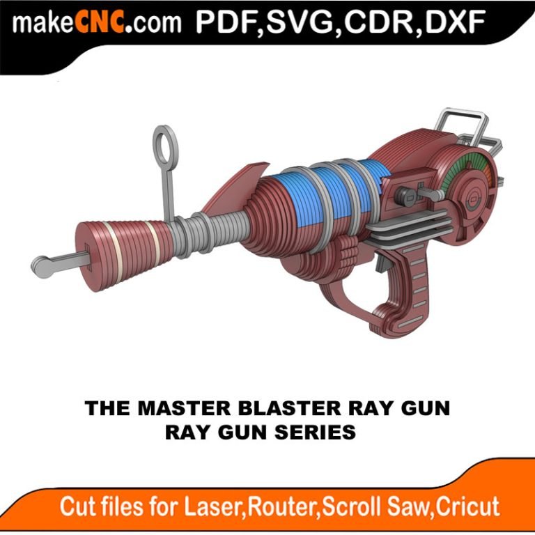 The Master Blaster Ray Gun - Ray Gun Series : 3D Puzzle, Laser Cut ...