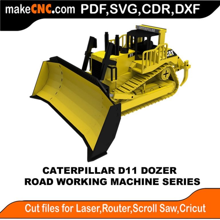 The Caterpillar D11 Dozer - Road Working Machine Series : 3D Puzzle ...