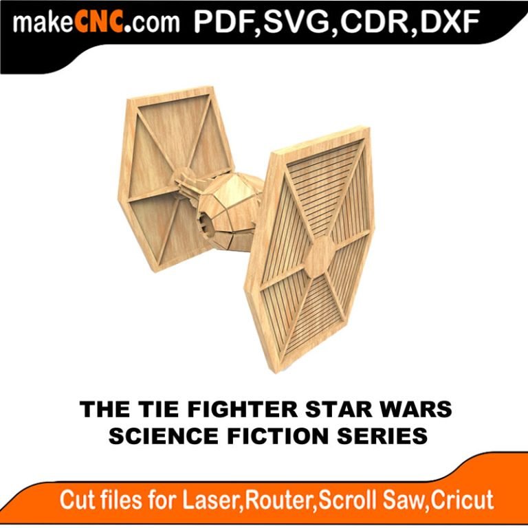 Tie Fighter - Star Wars Inspired - Science Fiction Series : 3D Puzzle ...